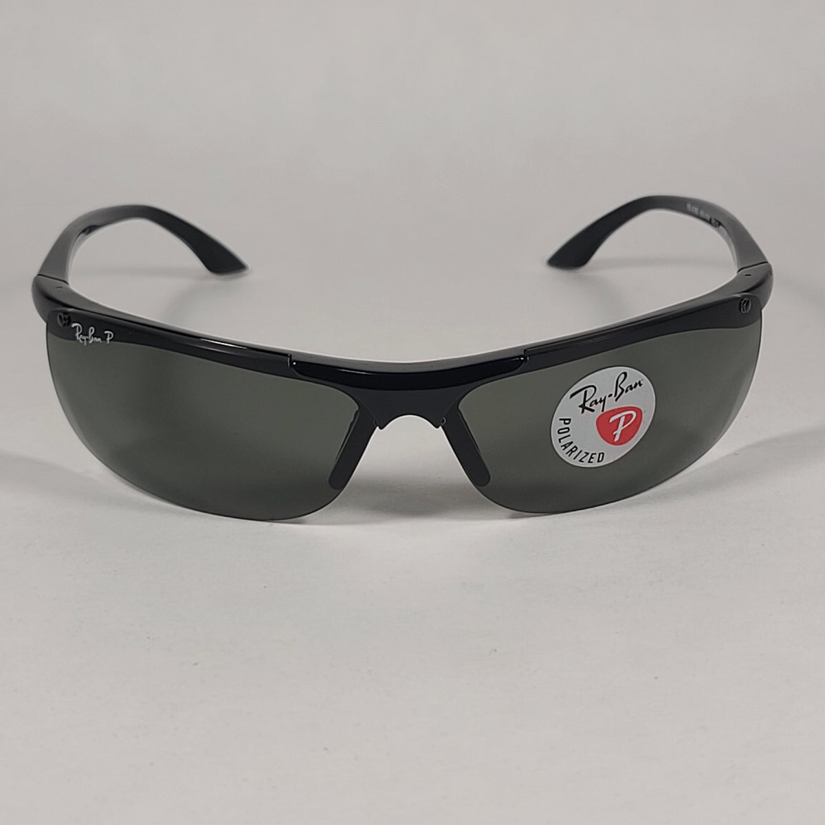 Ray-Ban Active Rimless Polarized Sunglasses RB4085 601/9A Sport Wrap S
