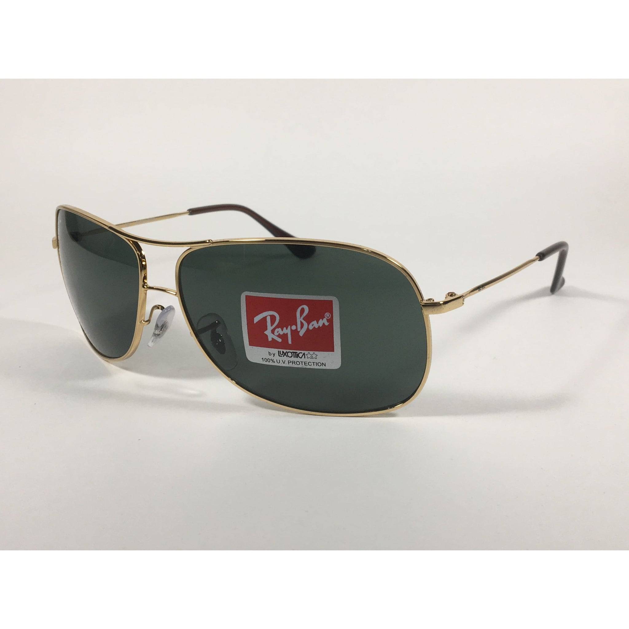 Ray-Ban RB3267 001/71 Arista Highstreet Aviator Sunglasses Gold With G ...