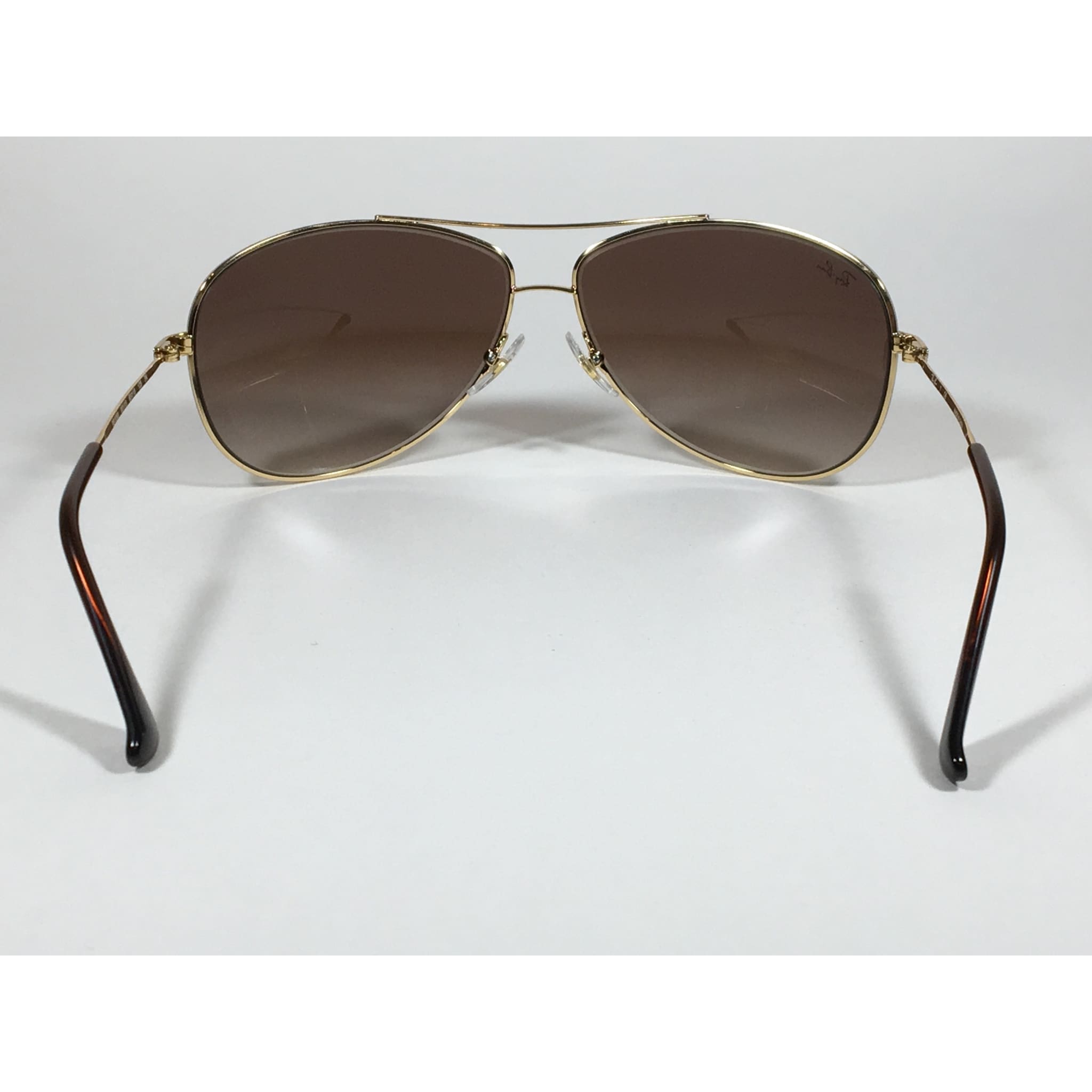 Ray-Ban RB3293 001/13 Highstreet Aviator Sunglasses Gold Frame Brown G ...